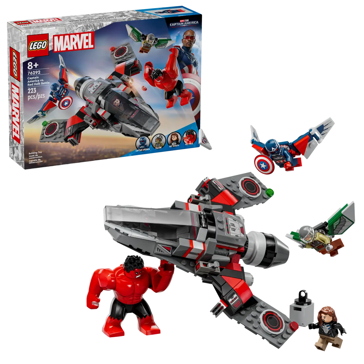 Lego Marvel Captain America vs Red Hulk Battle (76292) – Strachans ...