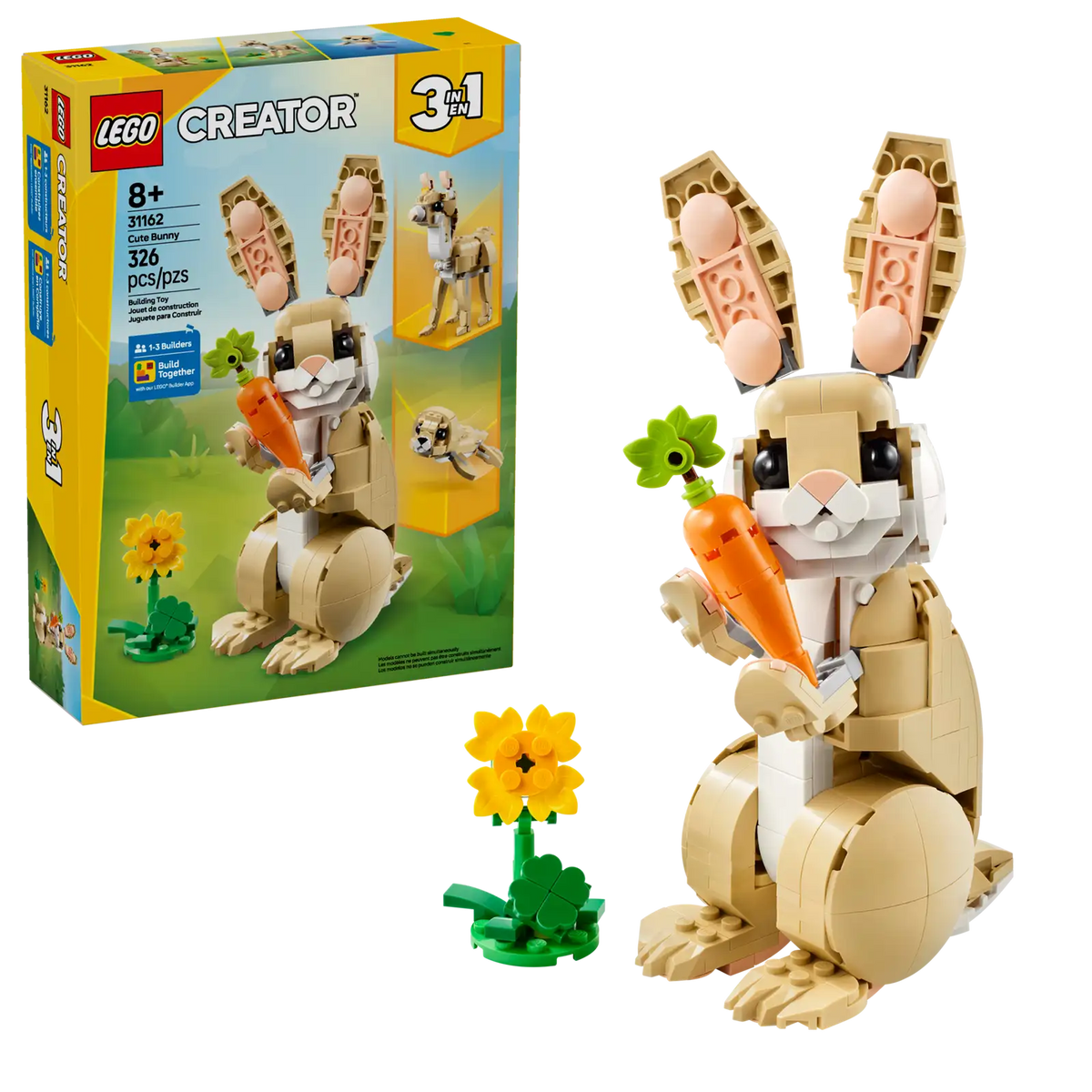 Lego Creator 3in1 Cute Bunny (31162) – Strachans Inverurie